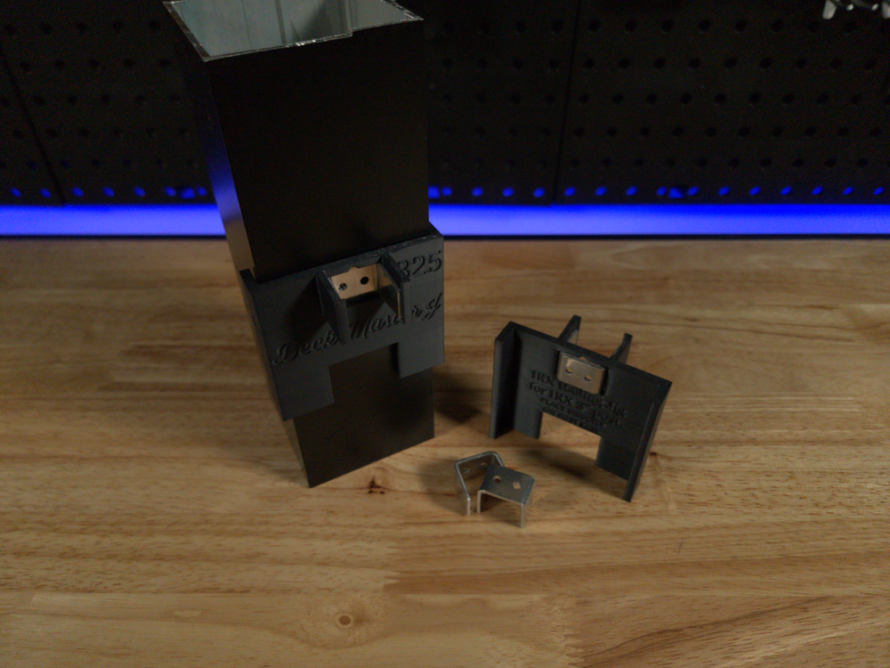 825 - (Straight) Jig for 3" posts & TimberTech IRX/Harmony Railings